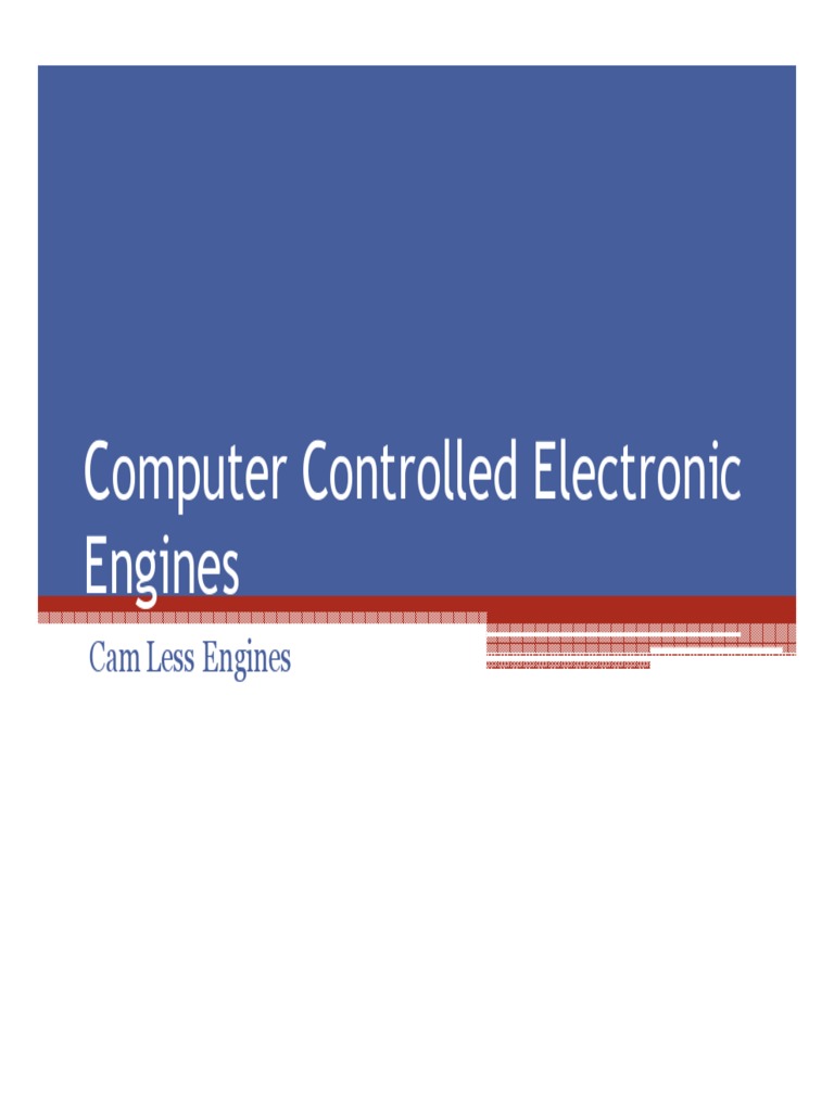 ICE 16 - Computer Controlled Electronic Engines | PDF | Pump | Fuel ...