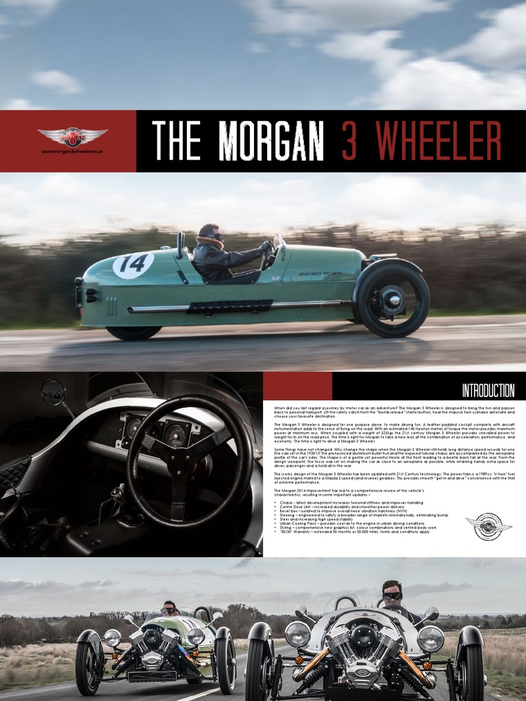 Morgan Int-3 Wheeler 2014 | PDF | Car | Wheel