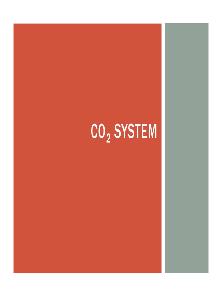 Handout - CO2 System | PDF | Carbon Dioxide | Valve