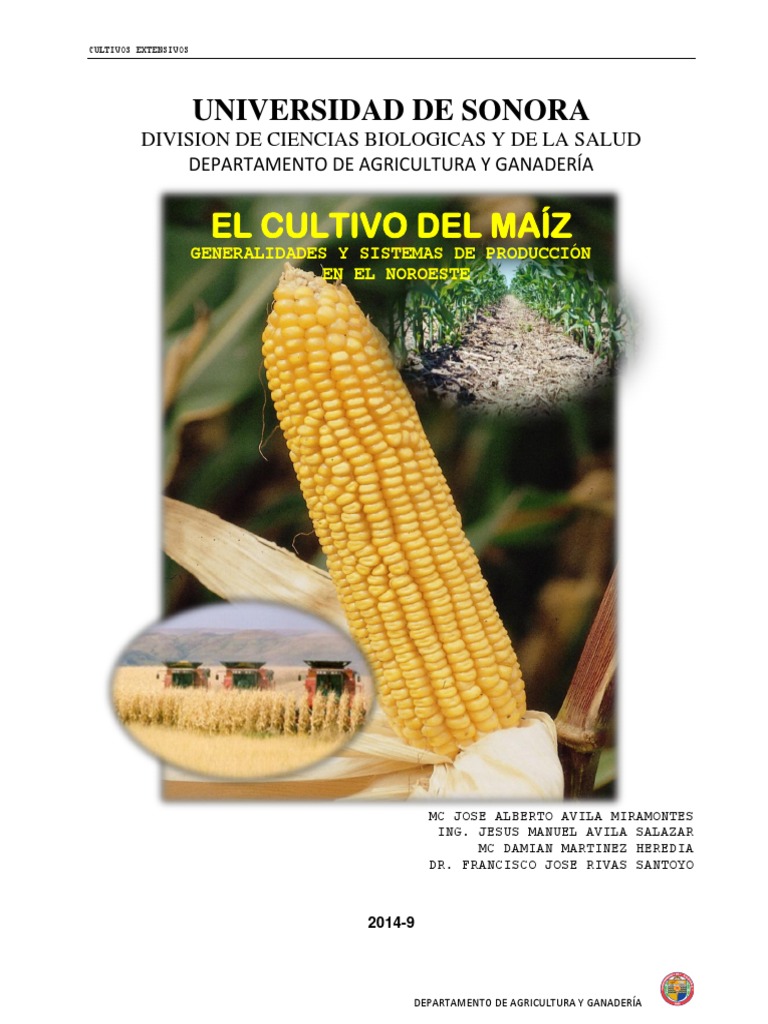 EL CULTIVO DEL MAIZ (1).pdf | PDF