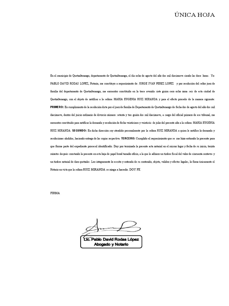 Acta Notarial de Notificacion | PDF | Derecho | Ficciones de misterio ... Acta Notarial de Notificacion | PDF | Derecho | Ficciones de misterio ...