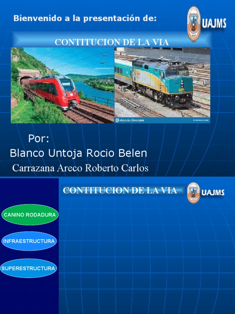 Subgrupo 21 Infraestructura y Superestructura | PDF | Transporte ferroviario | Infraestructura ...