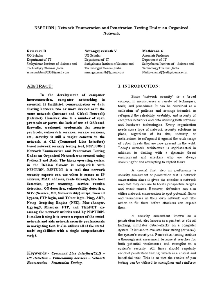 Ieee Paper N3ptu0n3 Pdf Security Computer Security