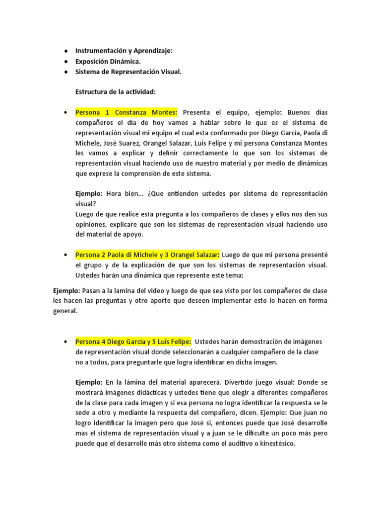 Sistemas de Representación Visual: Una Exposición Dinámica e ...