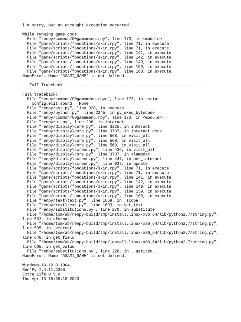 Traceback | PDF | Computing | Software Engineering