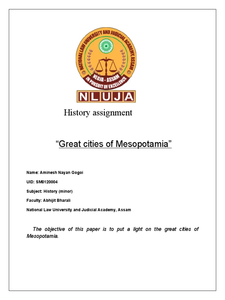 Great Cities of Mesopotamia | PDF | Assyria | Mesopotamia