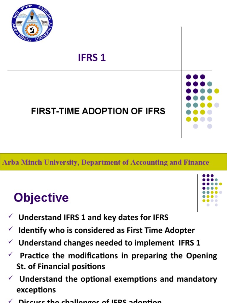 Ifrs 1 First Time Adoption | PDF | International Financial Reporting ...
