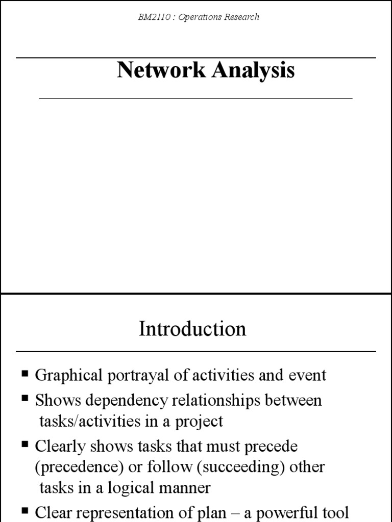 Lesson 5 - Network Diagram | PDF | Variance | Applied Mathematics