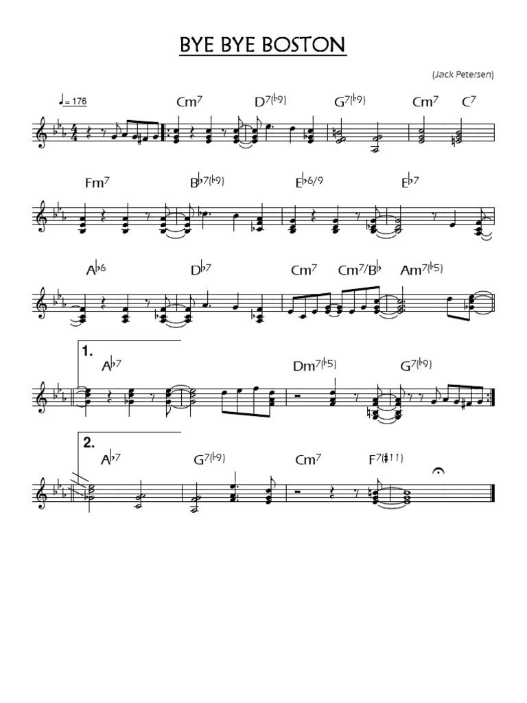 Bye Bye Boston | PDF