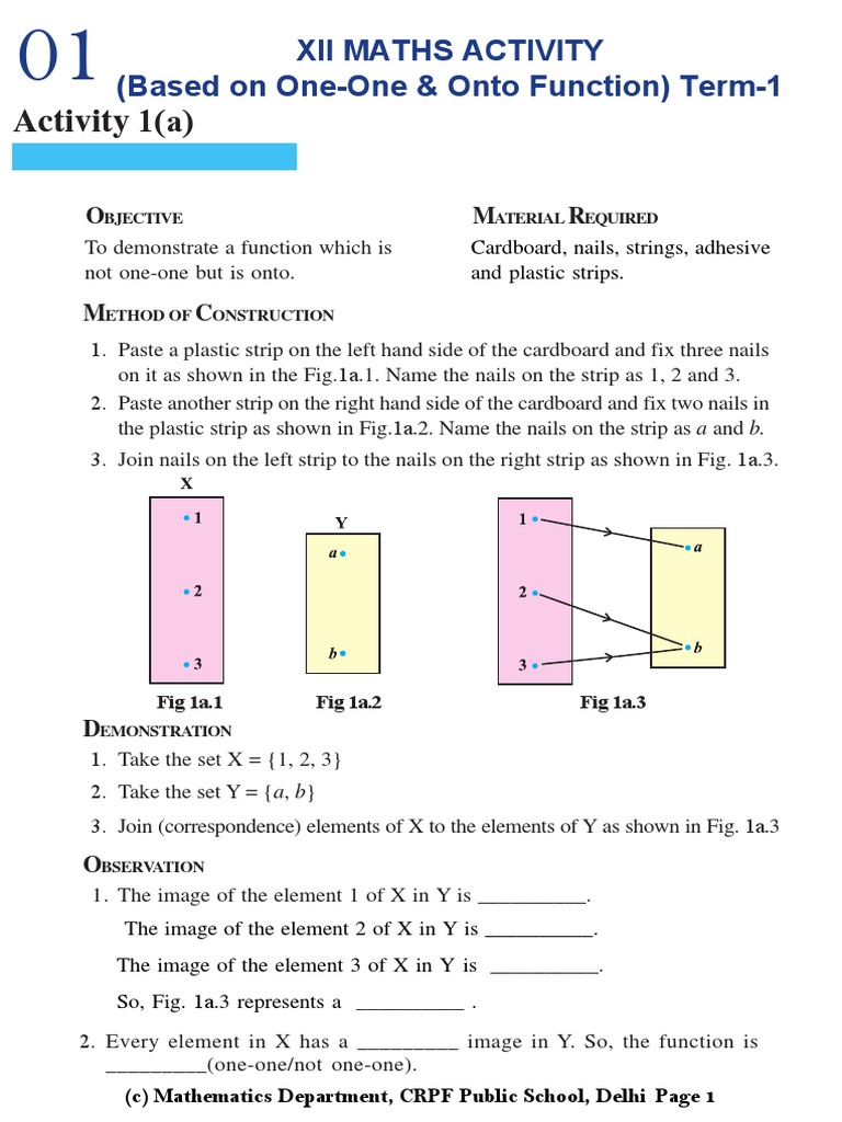 Xii Maths Activity File (Term-1) 2023-24 CRPF School, Rohini, Delhi PDF ... Xii Maths Activity File (Term-1) 2023-24 CRPF School, Rohini, Delhi PDF ...