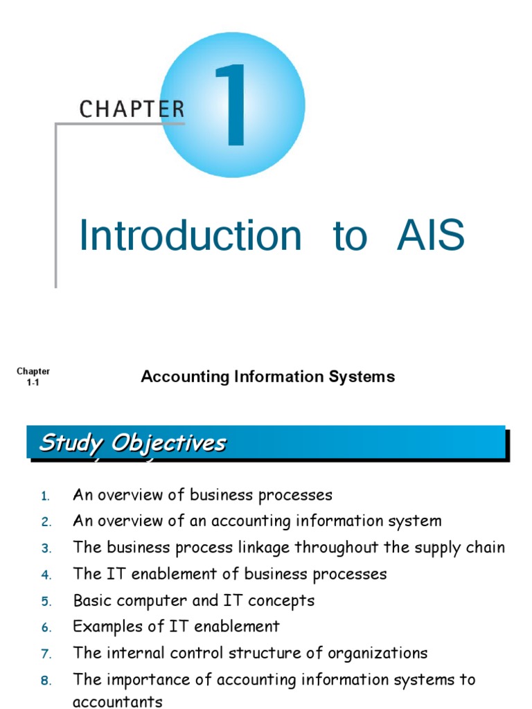Introduction To AIS | PDF | Internal Control | Business Process