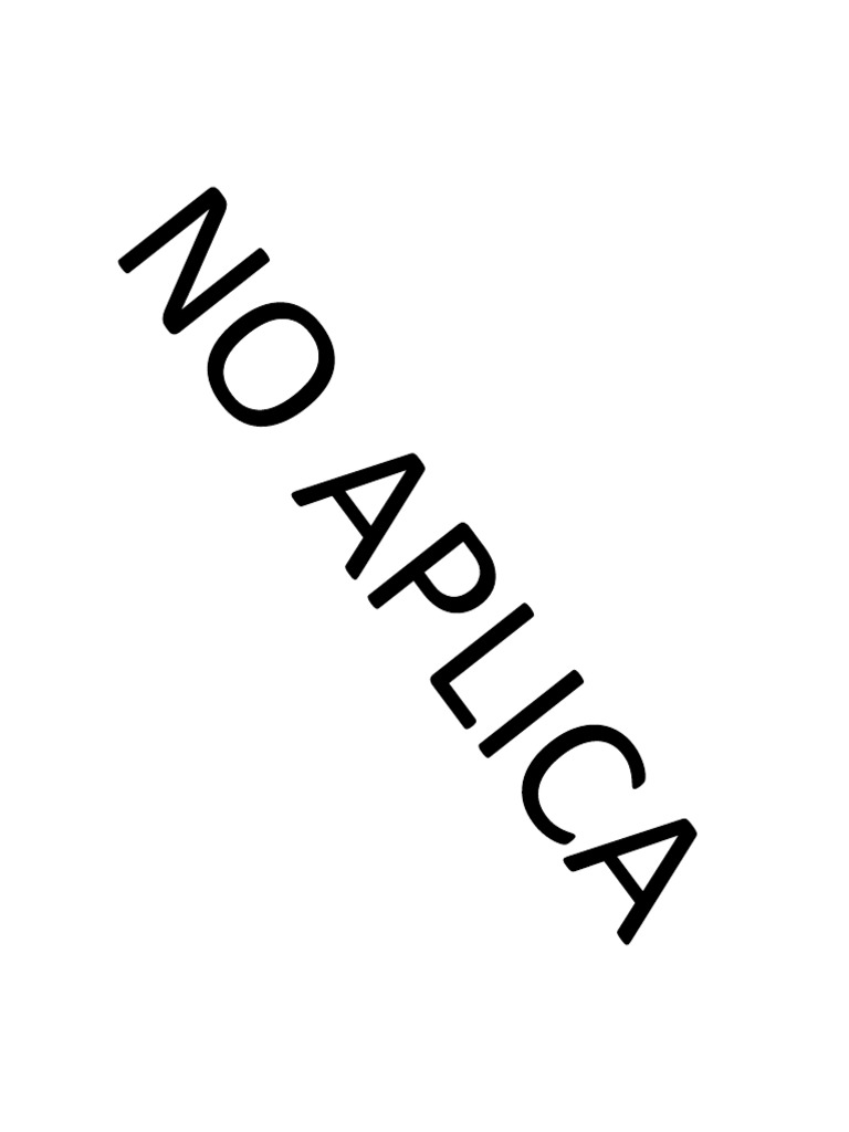 No Aplica | PDF