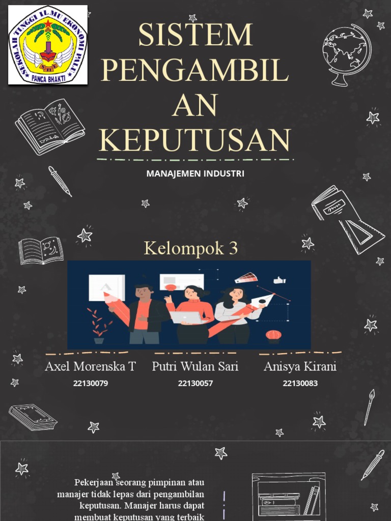 Kelompok 3 M.Industri - Sistem Pengambilan Keputusan | PDF Kelompok 3 M.Industri - Sistem Pengambilan Keputusan | PDF