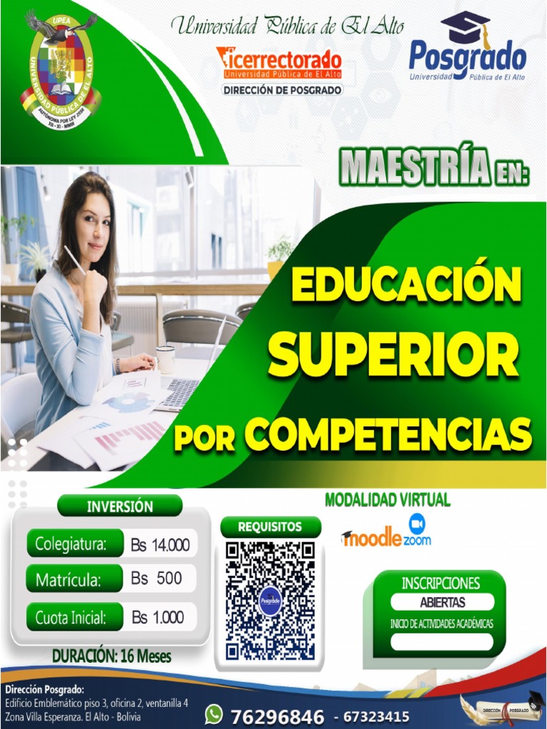 Maestria en Educacion Superior Por Competencias | PDF | Educación más alta | Plan de estudios
