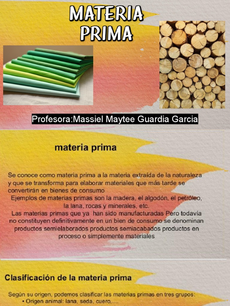 Materia Prima Secundaria | PDF