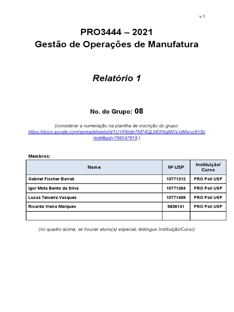 Relatório 1 PDF | PDF | Guitarras | Violão clássico