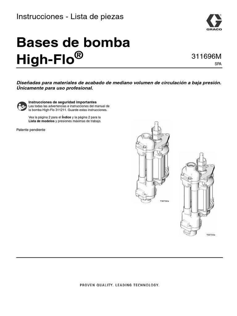 NXT Lower (Graco) | PDF | Tornillo | Bomba