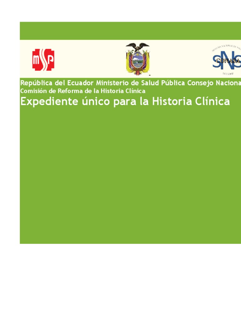 Dokumen - Tips Msp-Formularios | PDF | Diagnostico medico | Clínica
