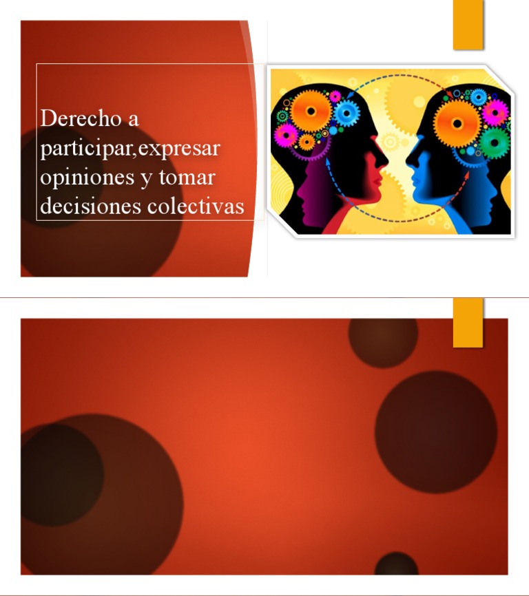 Derecho a participar,expresar opiniones y tomar.pptx | PDF