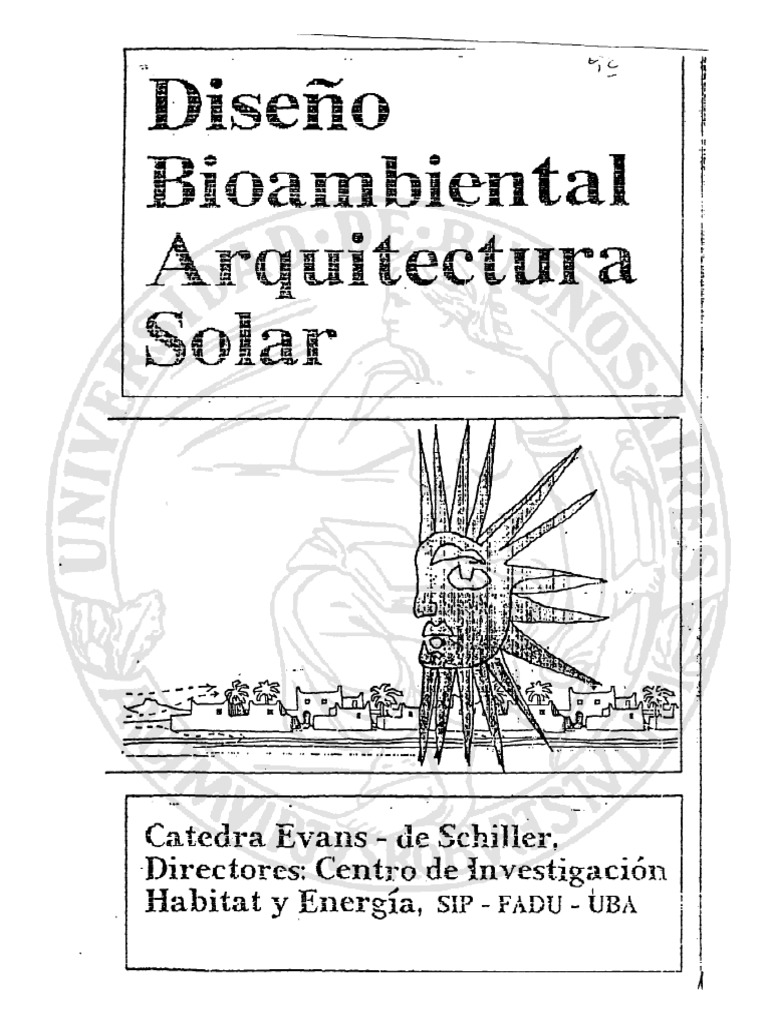 20 DiseÃ±o Bioambiental y Arquitectura Solar-1992-(Evans-de Schiller) | PDF