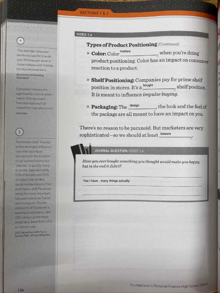 Chapter 6 Sec 1.4-3.1 | PDF