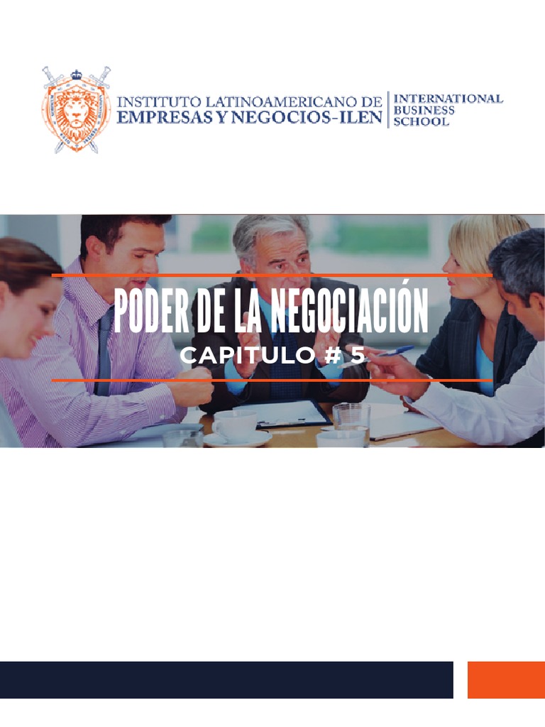 1 - Capitulo-Poder de La Negociación PDF | PDF | Negociación | Comunicación
