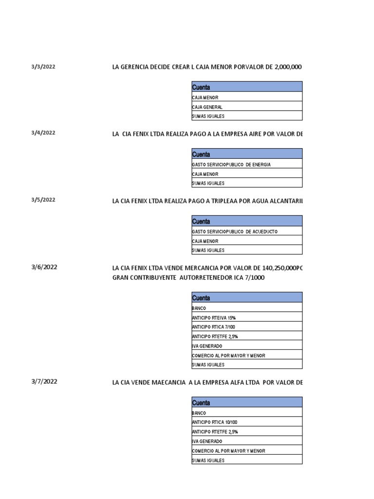 Asientos Contables Ejercicios Final System Center | PDF | Tarjeta de débito | Bancos