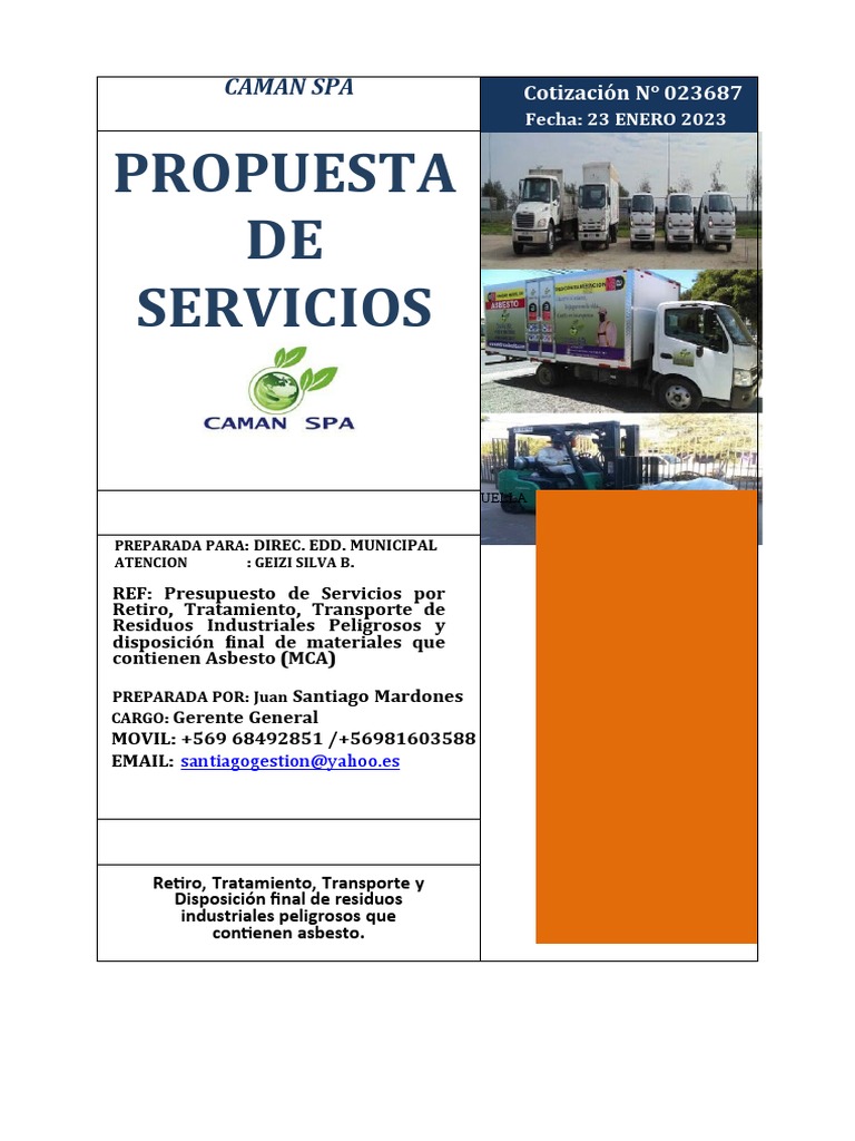 Depto - Edu - Stga Geize Benavides | PDF | Amianto | Residuos