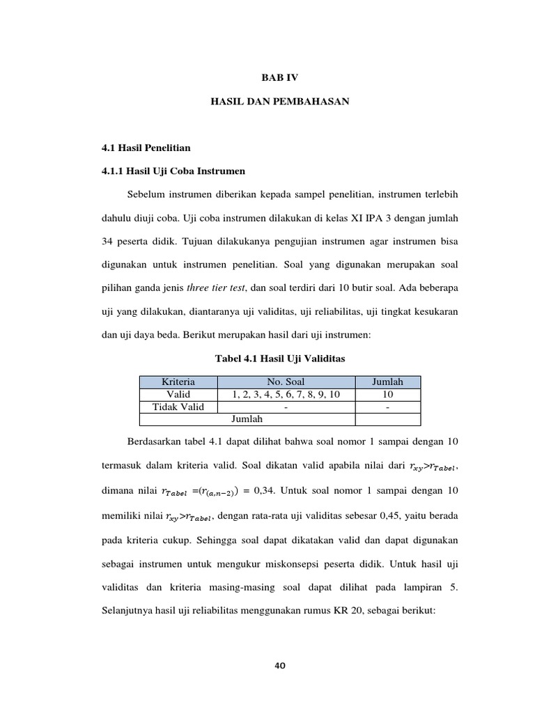G6. Bab Iv Proposal Ke 3 PDF | PDF