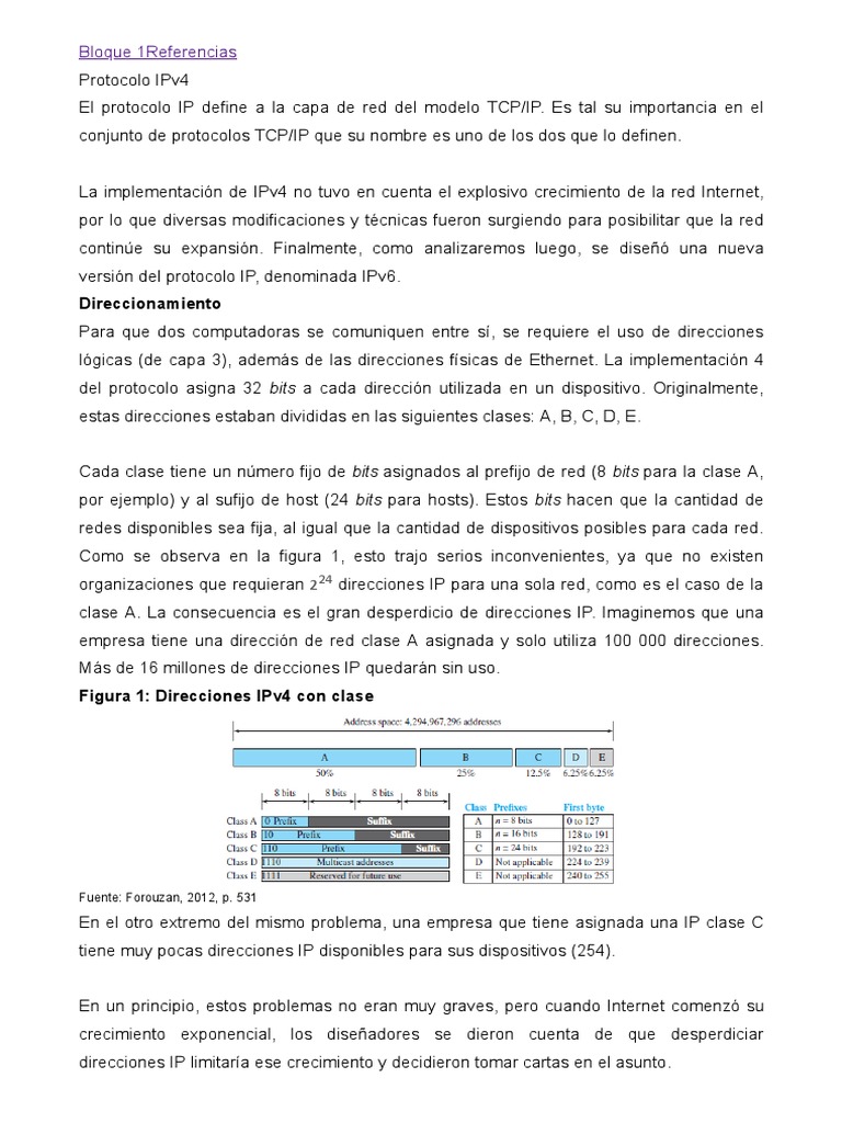 Módulo 2 - Lectura 1 | PDF | Dirección IP | Protocolos de internet