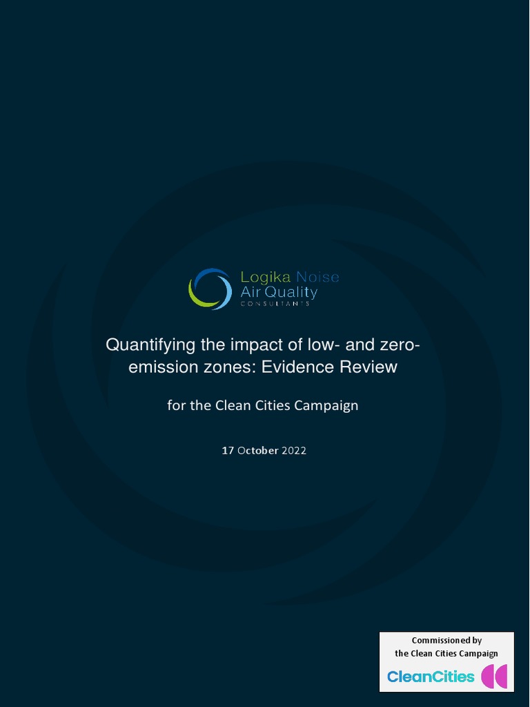 12009C Quantifying The Impact of Low - and Zeroemission Zones Evidence ... 12009C Quantifying The Impact of Low - and Zeroemission Zones Evidence ...