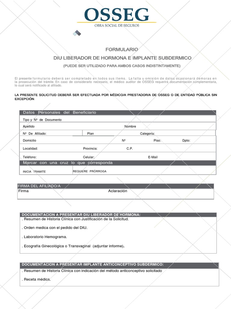 DIU Liberador de Hormona e IMPLANTE SUBDERMICO PDF | PDF | Cuidado de ...