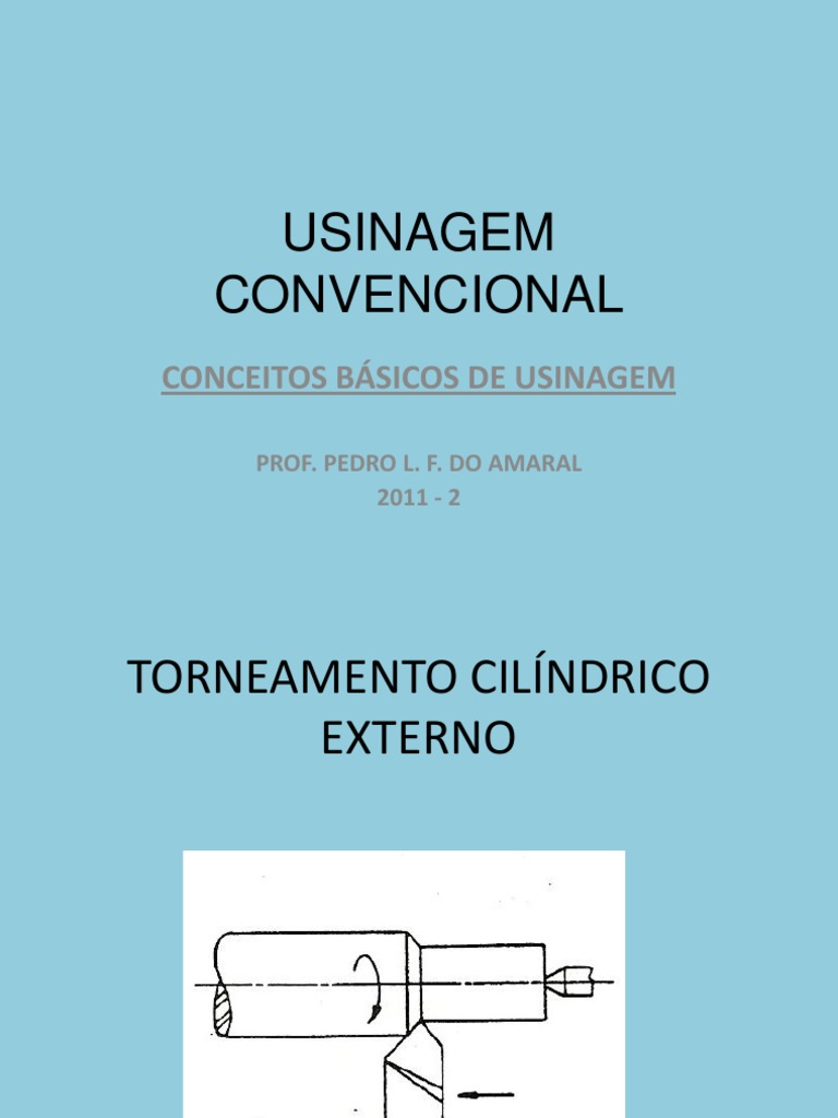 Técnicas de Usinagem Convencional | PDF | Casa e Jardim