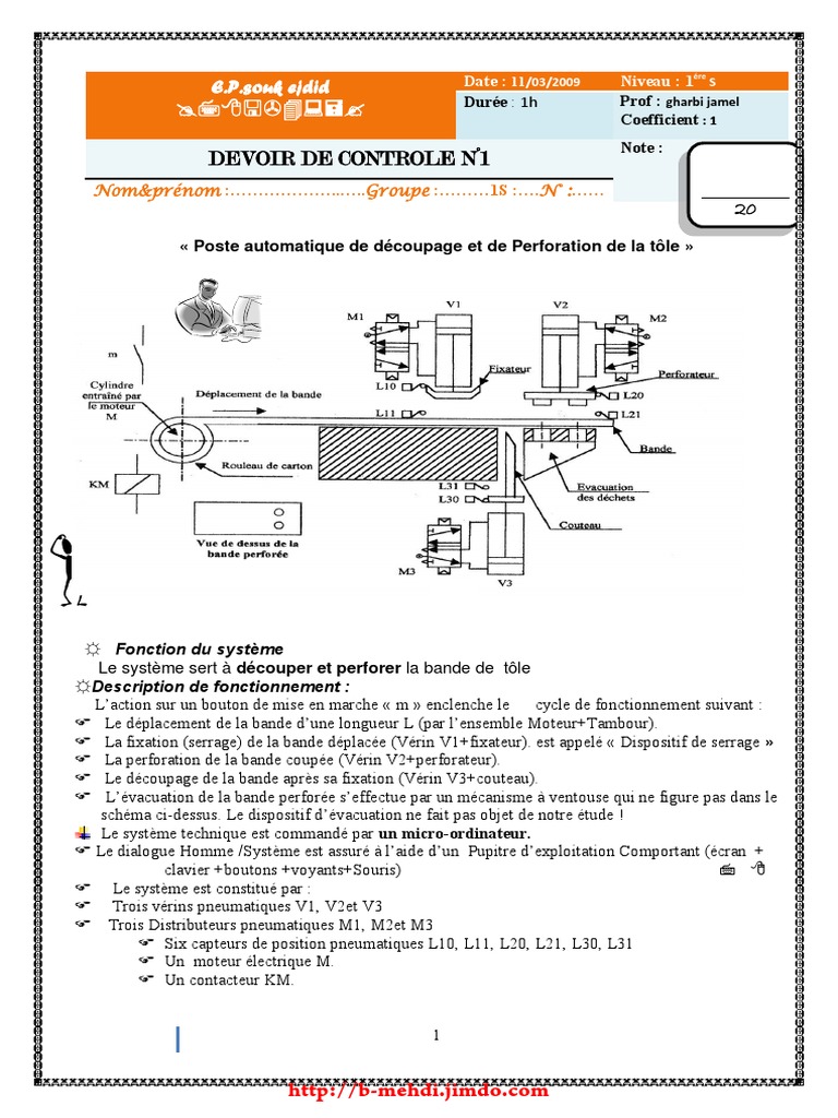 Devoirs Technologie PDF | PDF | Vis de fixation | Ingénierie mécanique
