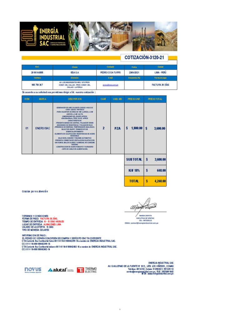 Cot - Iesa Sa - 3120-21 | PDF