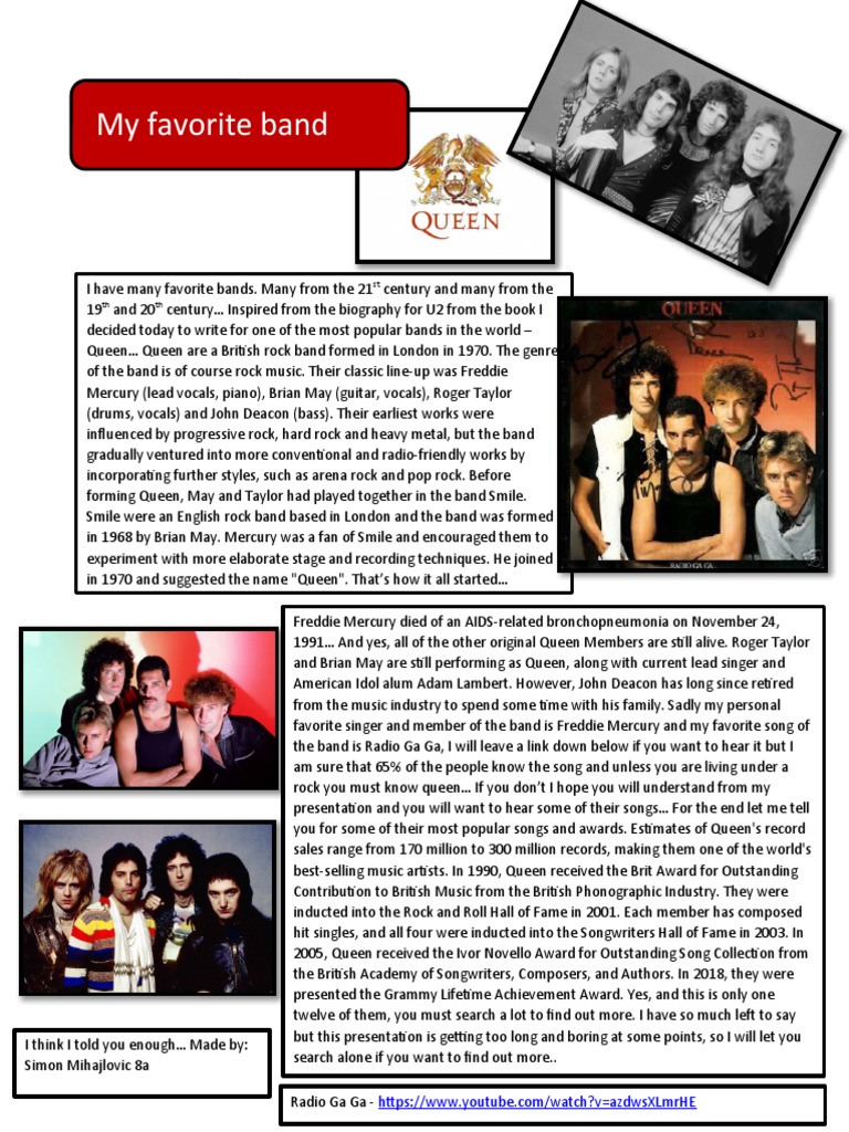 Queen Biography | PDF | Music Industry | Rock Music