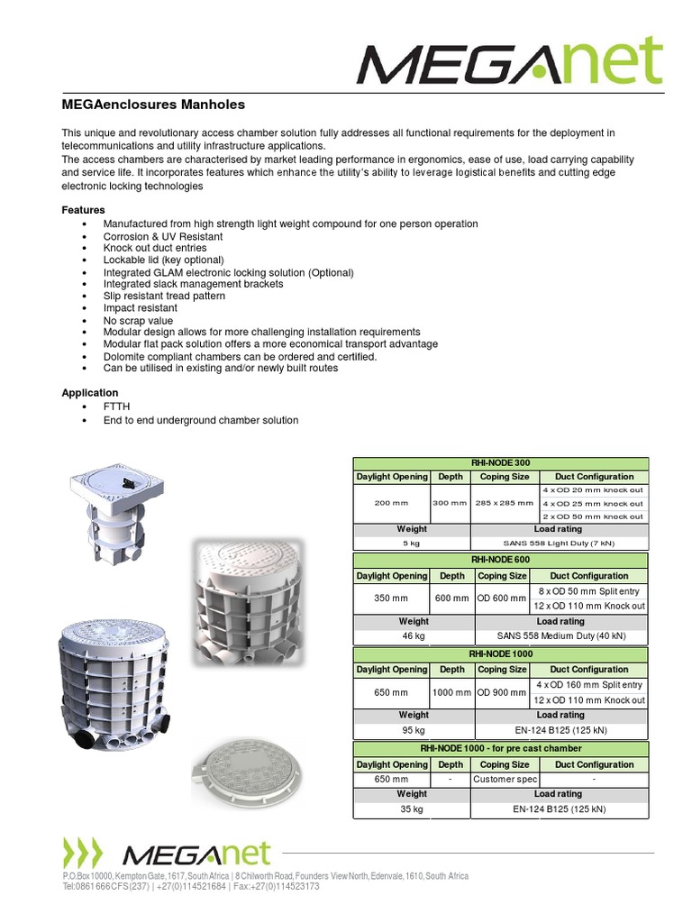 Innovative Access Chambers for Utilities | PDF