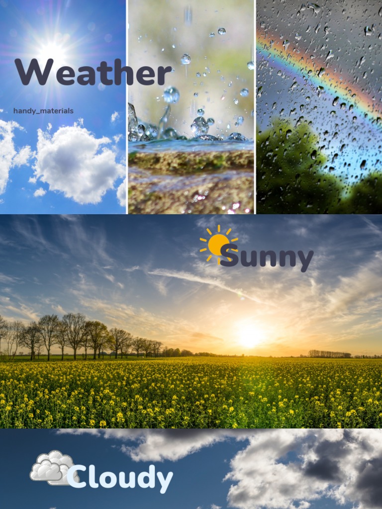 Weather Elementary Eng File | PDF | Weather | Applied And ...