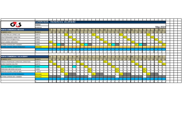 Planificacion Mayo 2023 - Ransa | PDF