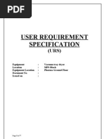 User Requirement Specification (Urs) For | PDF | Specification ...