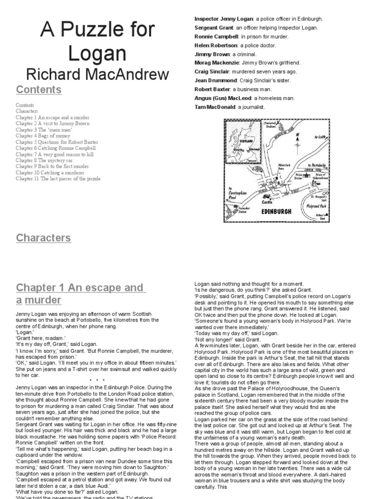 A Puzzle For Logan | PDF