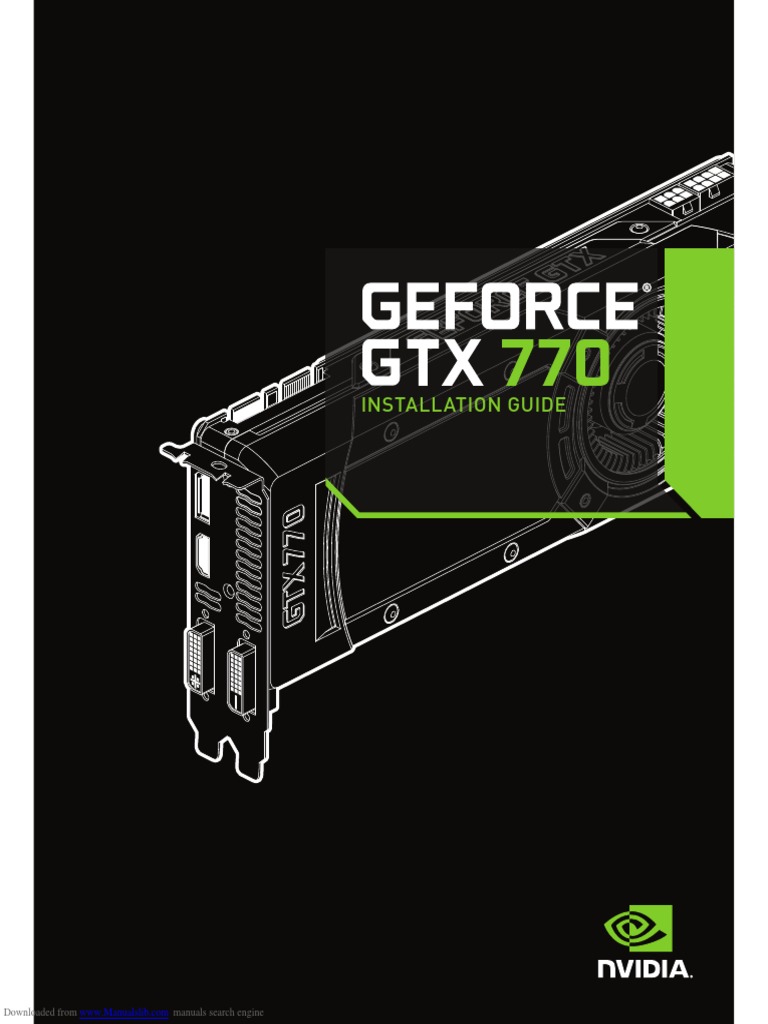 Geforce GTX 770 | PDF | Graphics Processing Unit | Computer Graphics