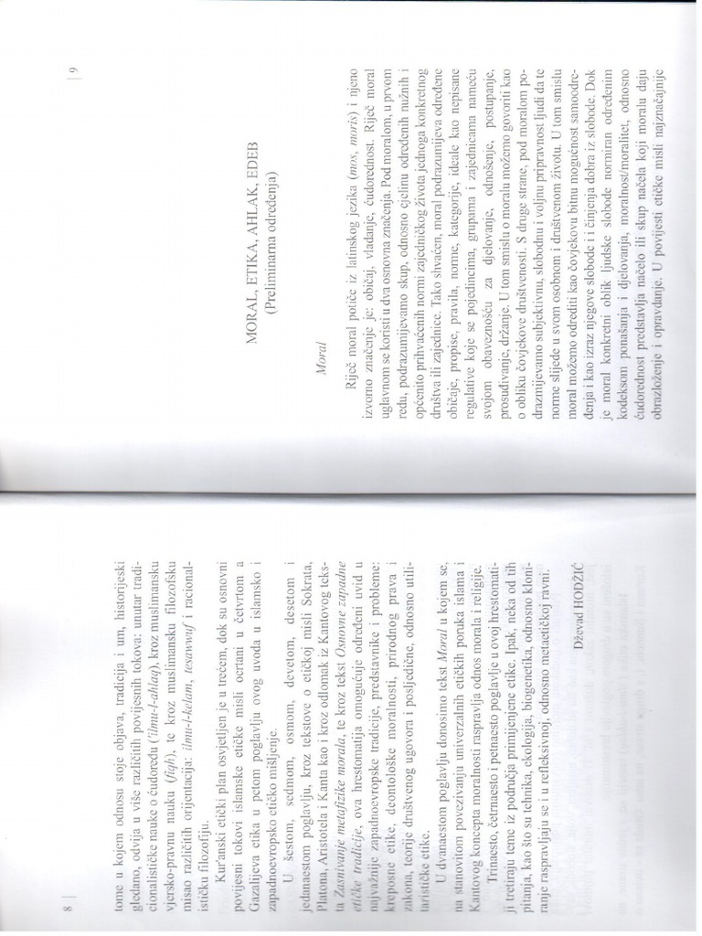 Moral, Etika, Ahlak, Edeb PDF | PDF