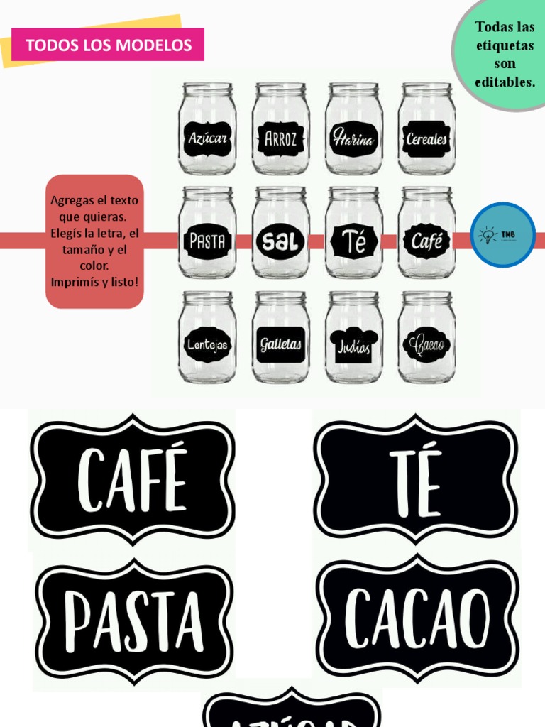 Kit Rotulos Frascos | PDF