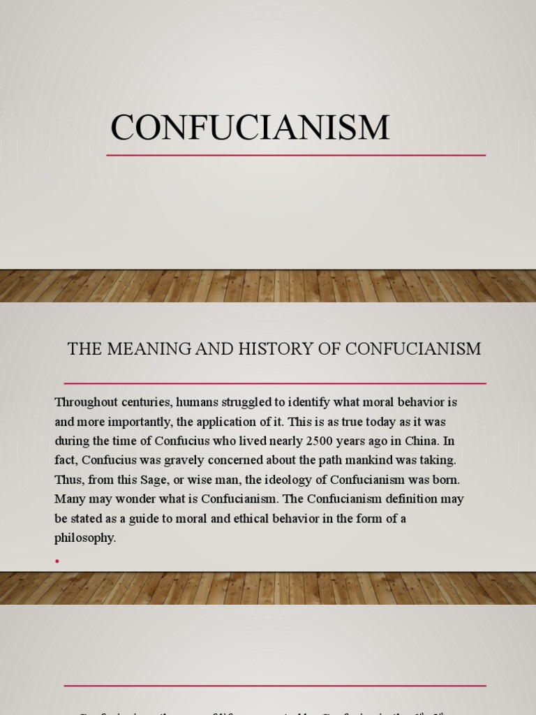 Presentation Confucius | PDF | Confucianism | Analects