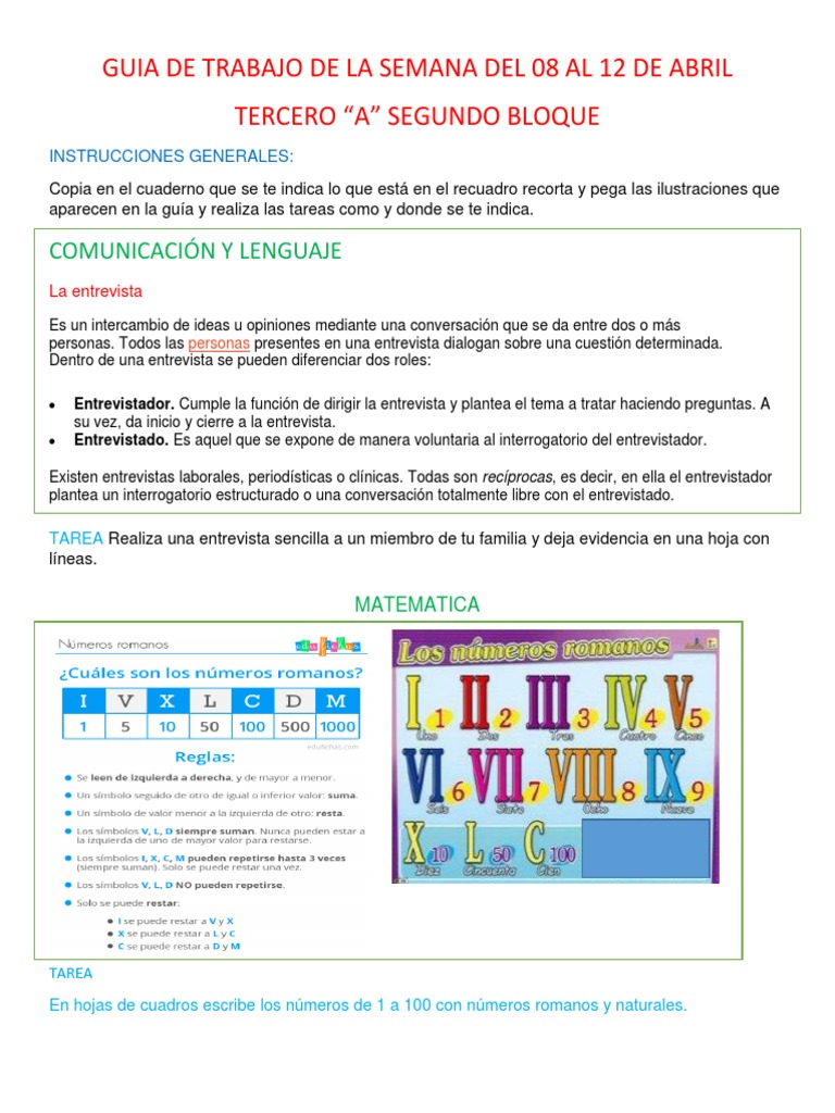 GUIA DE TRABAJO DE LA SEMANA DEL 08 AL 12 DE ABRIL 2023 Tercero A PDF ... GUIA DE TRABAJO DE LA SEMANA DEL 08 AL 12 DE ABRIL 2023 Tercero A PDF ...