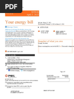 PSEG Sample Electric Bill | PDF | Cheque | Watt