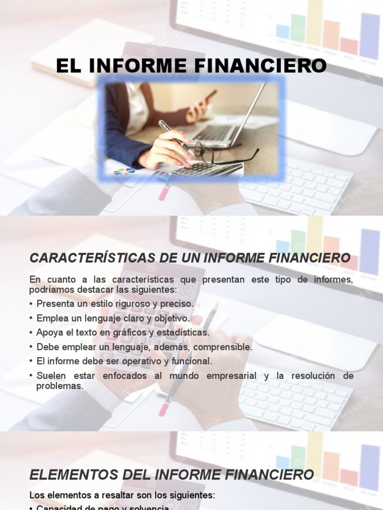 El Informe Financiero | PDF | Estado financiero | Contabilidad