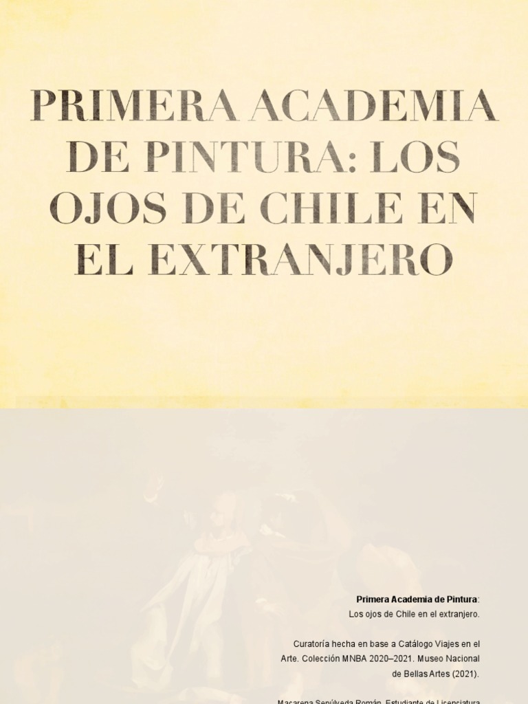 Los Ojos de Chile en El Extranjero PDF | PDF | Pinturas | Chile