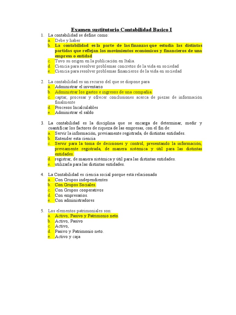 Contabilidad Basica I Alvarado Resuelto | PDF | Contabilidad | Economias